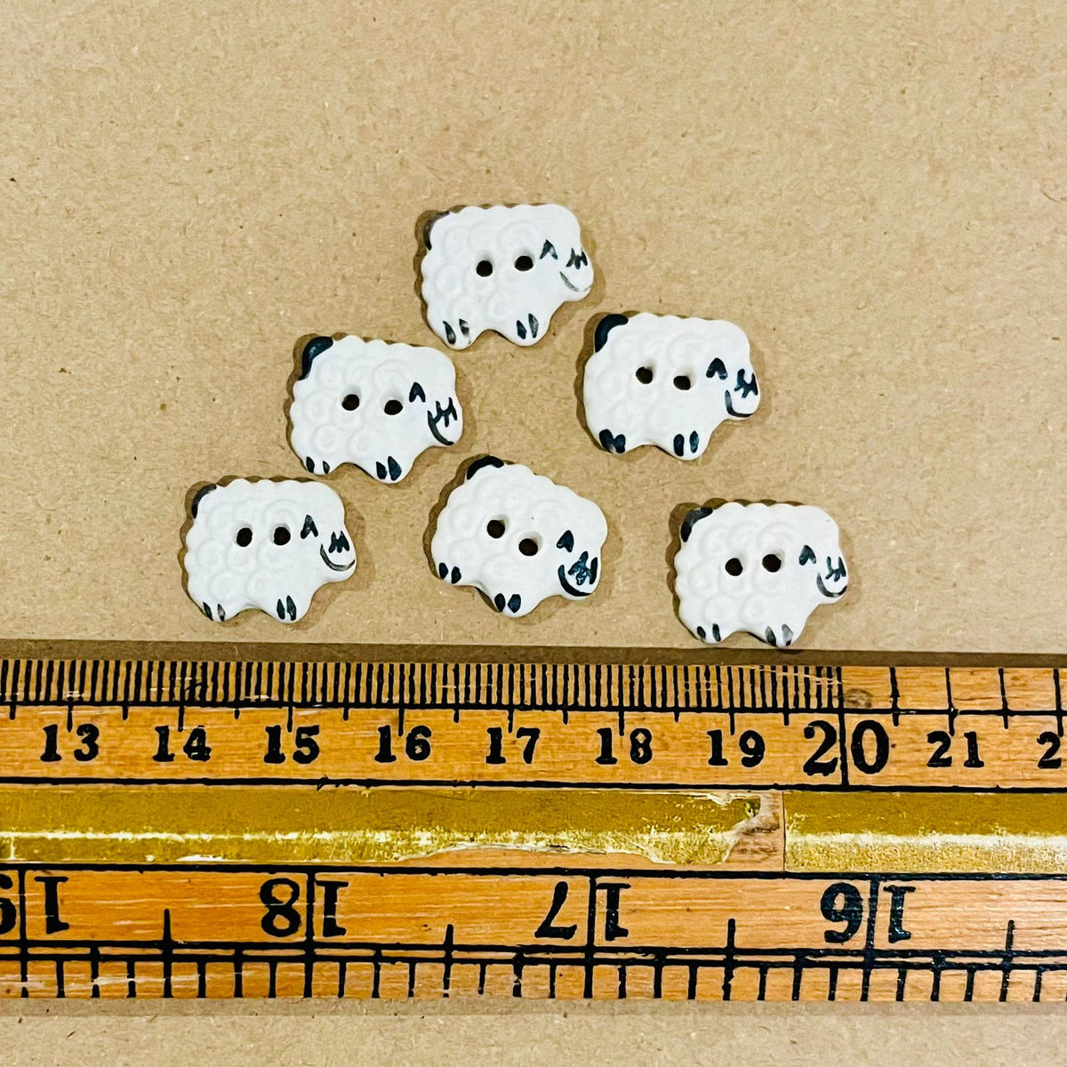 x50 Sheep Buttons – ButtonMad