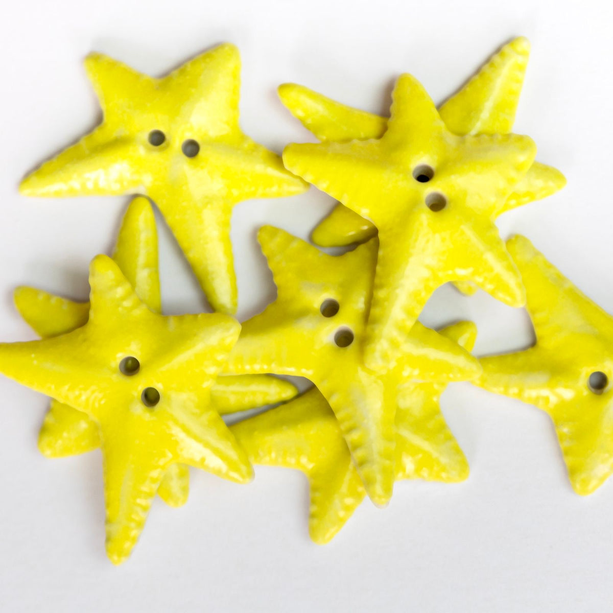 x50 Yellow Star Buttons – ButtonMad